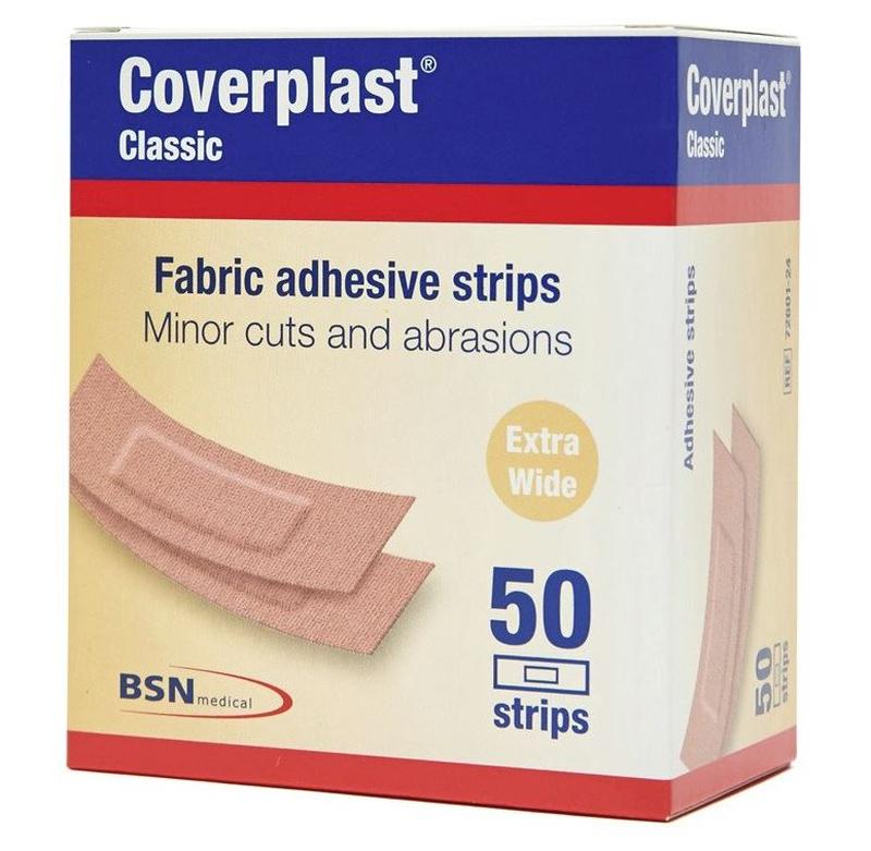 Coverplast Fabric Adhesive Strips – Medilife