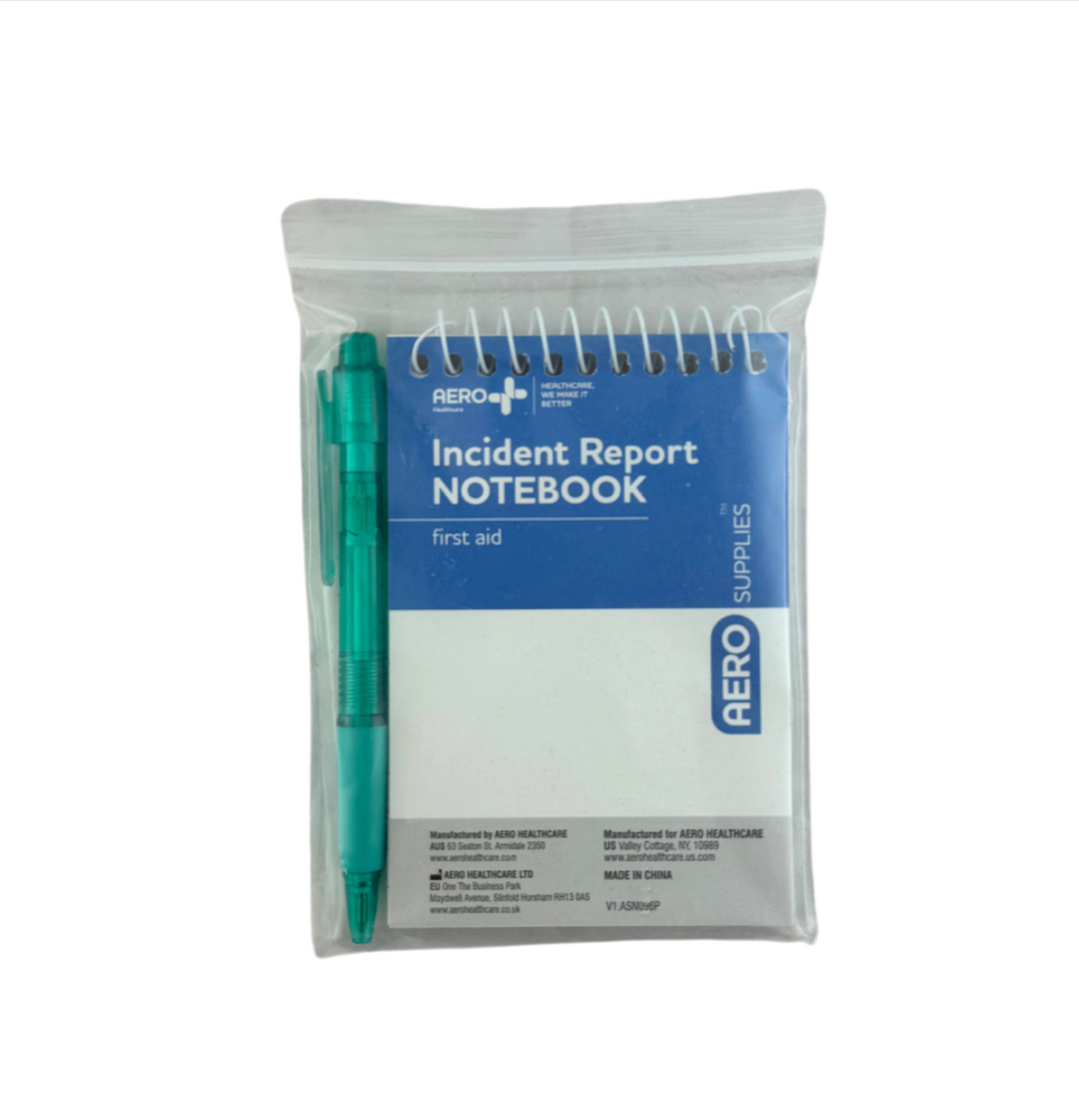 First Aid Notebook with Pen – Medilife