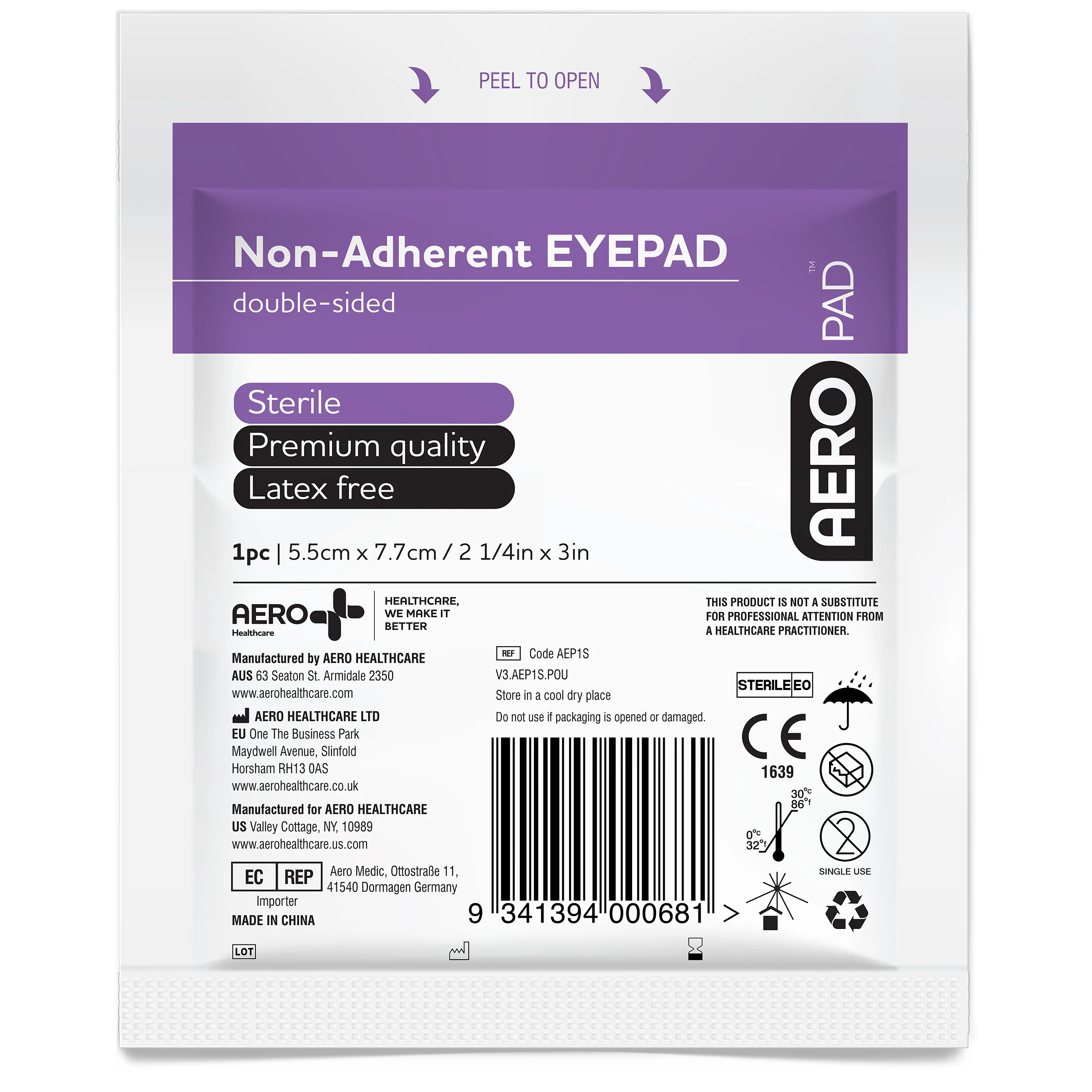 Eye Pad - Non Adhererent – Medilife